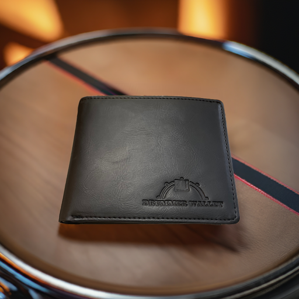 Original Drummer Wallet - Traditional wallet with magnetic snare mute